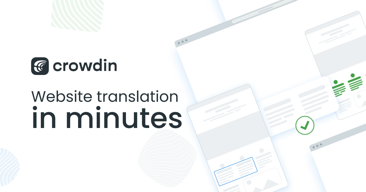 Website Translation Made Easy with Crowdin